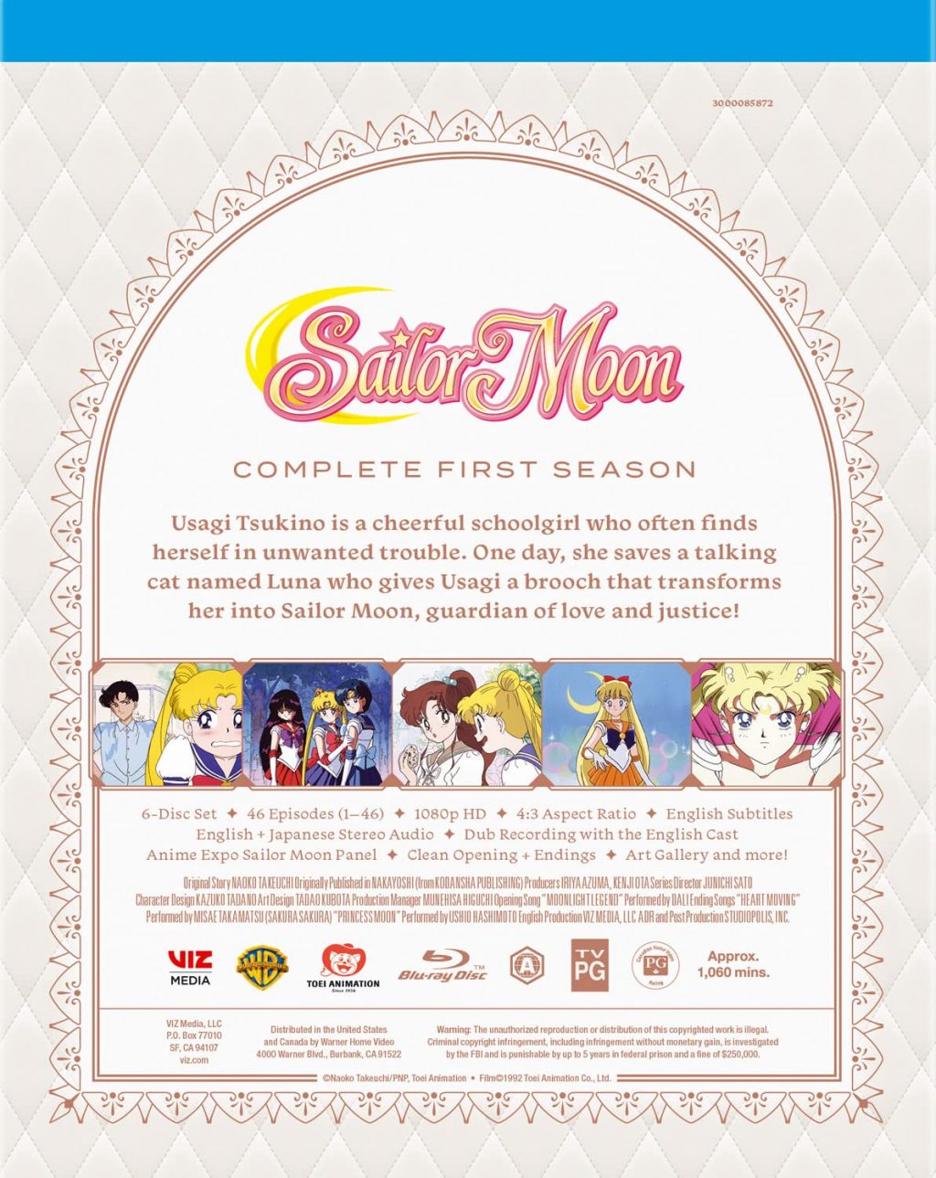 Viz Media: Sailor Moon 2022 Blu-Ray Release Season 1