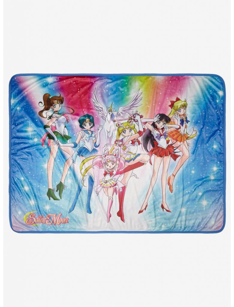 GEE: Sailor Moon Supers Pegasus Rainbow Throw Blanket
