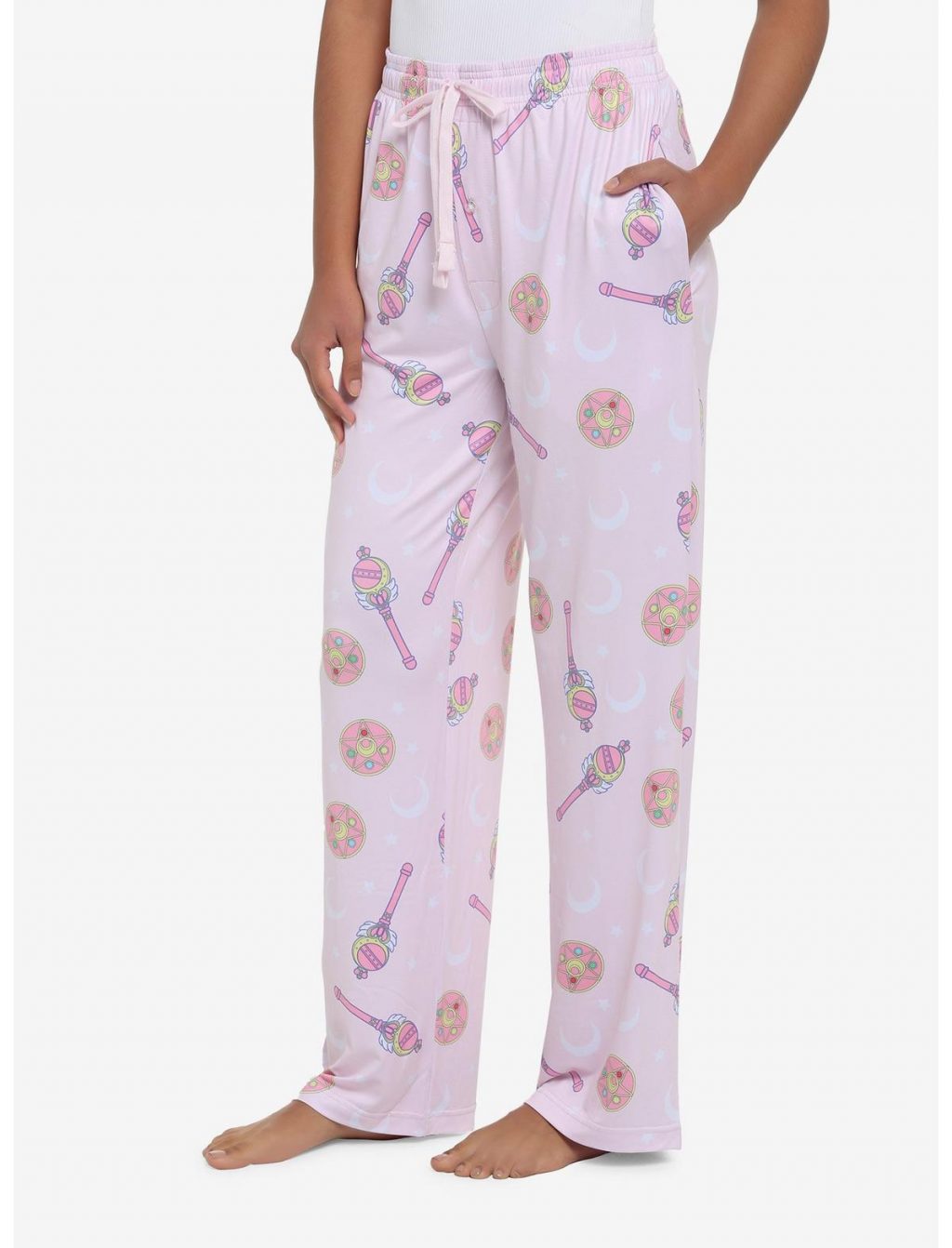 Hot Topic: Sailor Moon R Items Allover Print Pajama Bottoms