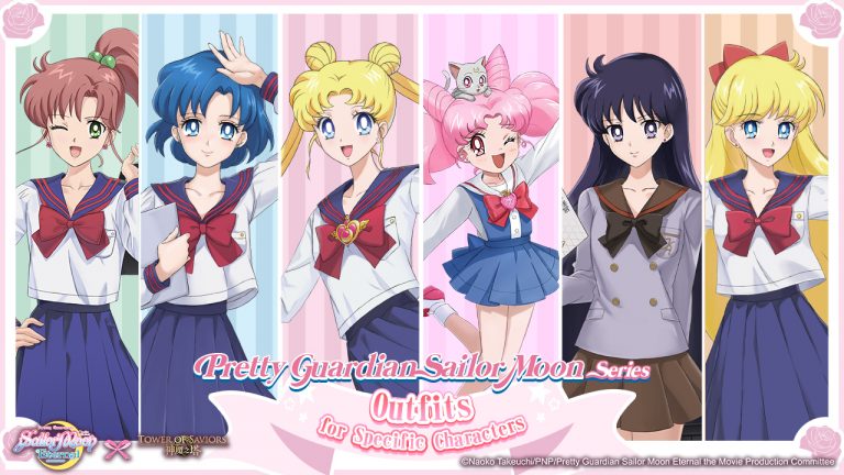 Sailor Moon Eternal x Tower of Saviors Game collaboration