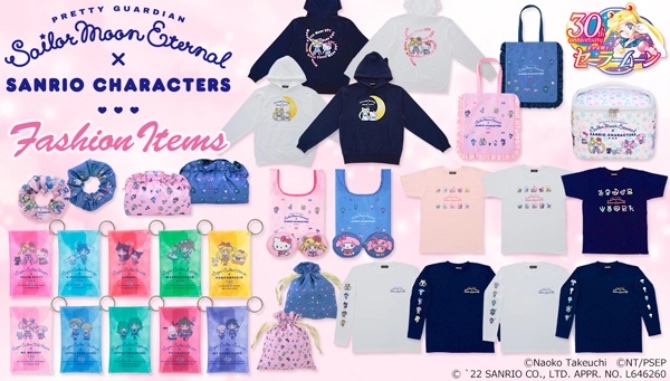 Sailor Moon Eternal x Sanrio Characters Fashion collaboration