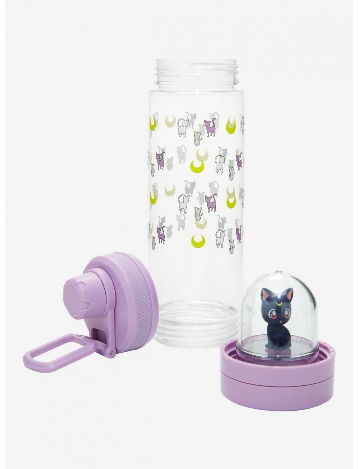 Sailor Moon Crystal: Luna Figurine Water Bottle