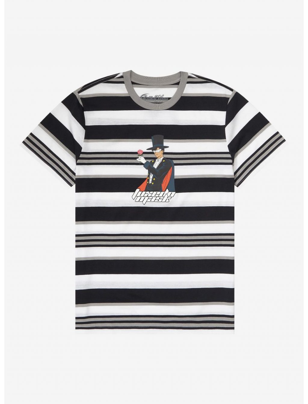 BoxLunch: Tuxedo Mask Portrait Striped T-Shirt