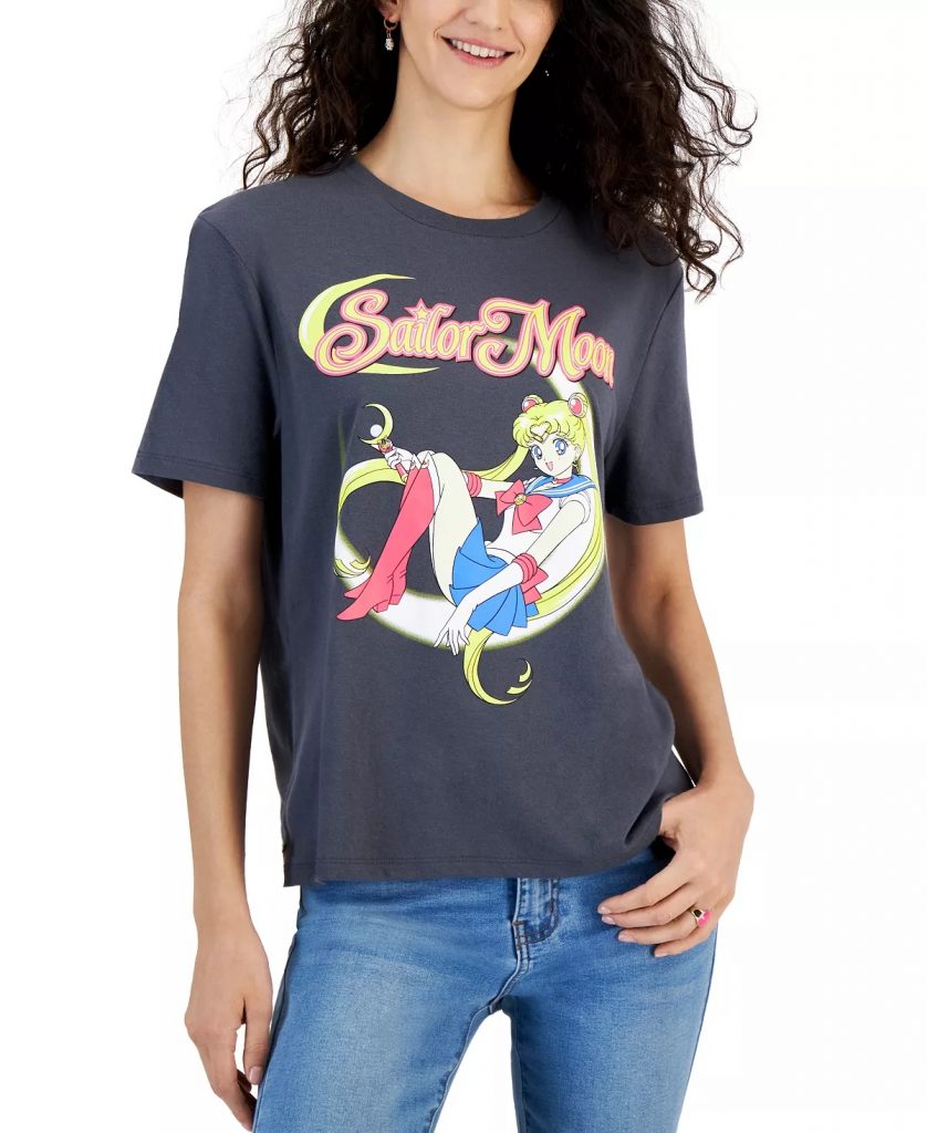 Macy's: Juniors' Sailor Moon Short Sleeve T-Shirt