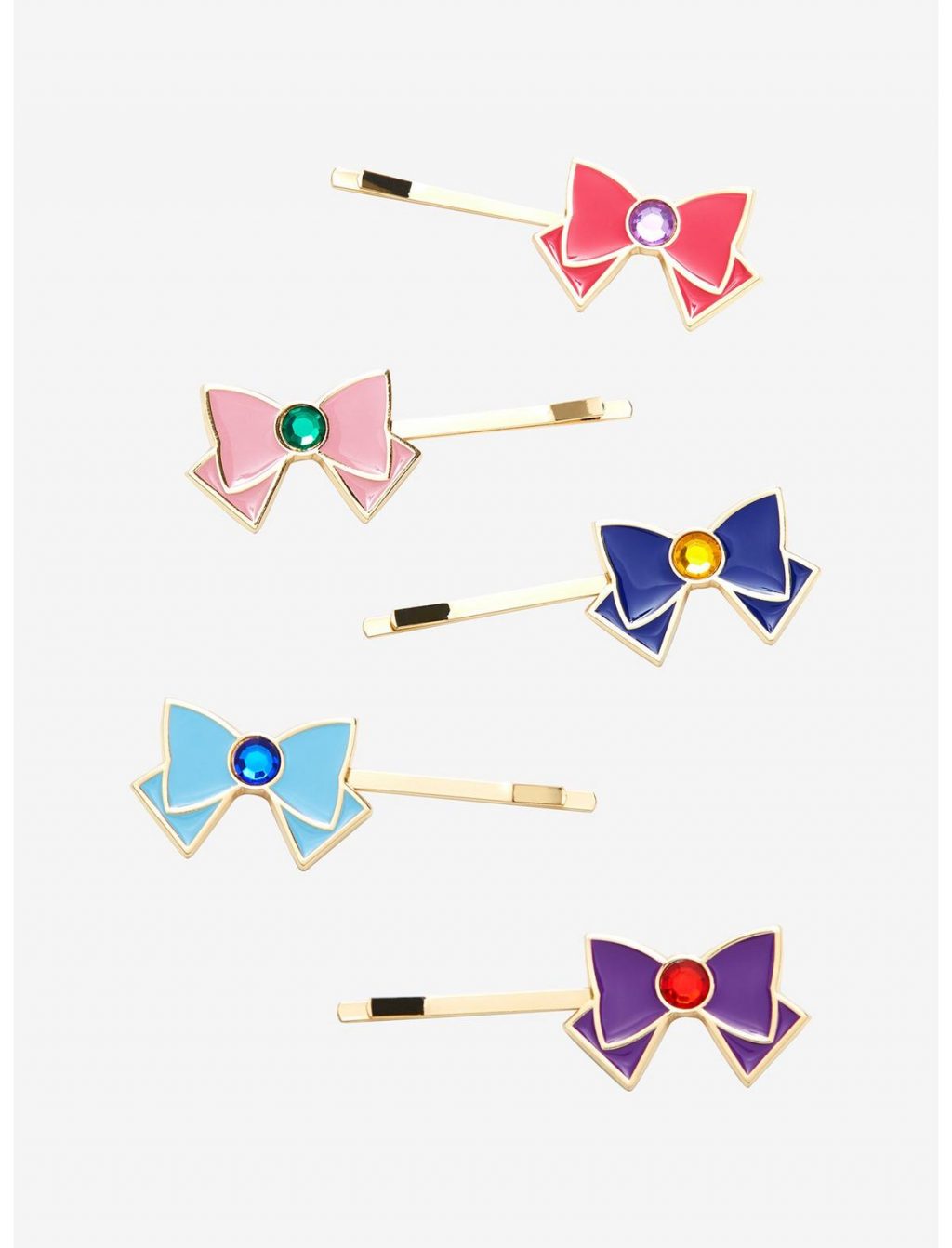 GEE: Sailor Moon R - Sailor Ribbon Style Metal Hair Clip Set