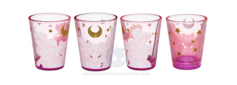 Spencers: Sailor Moon Supers Pink 2 oz Shot Glass
