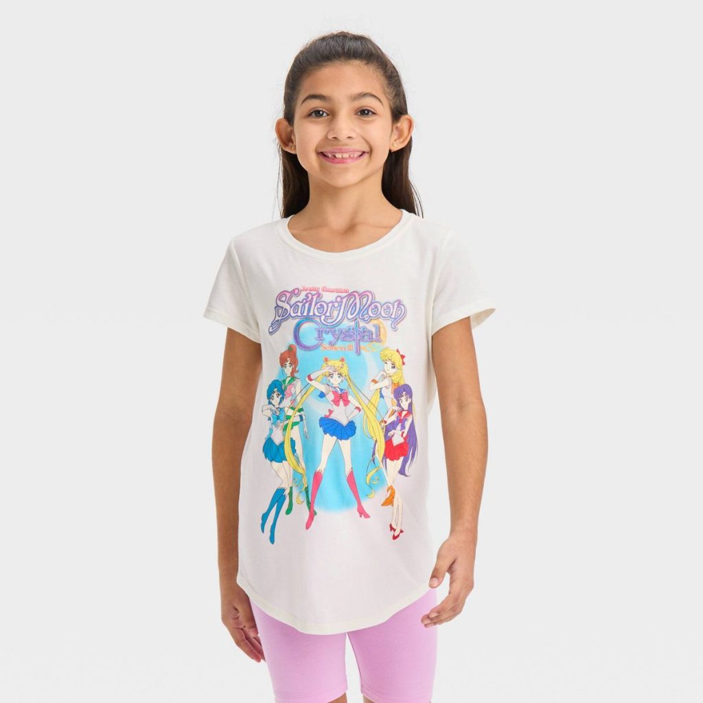 Target: Girls' Ivory Sailor Moon Crystal T-Shirt