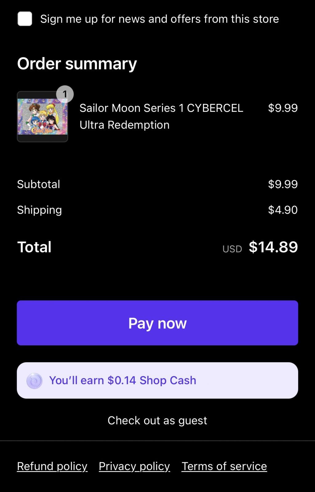 CyberCel: Sailor Moon Series 1