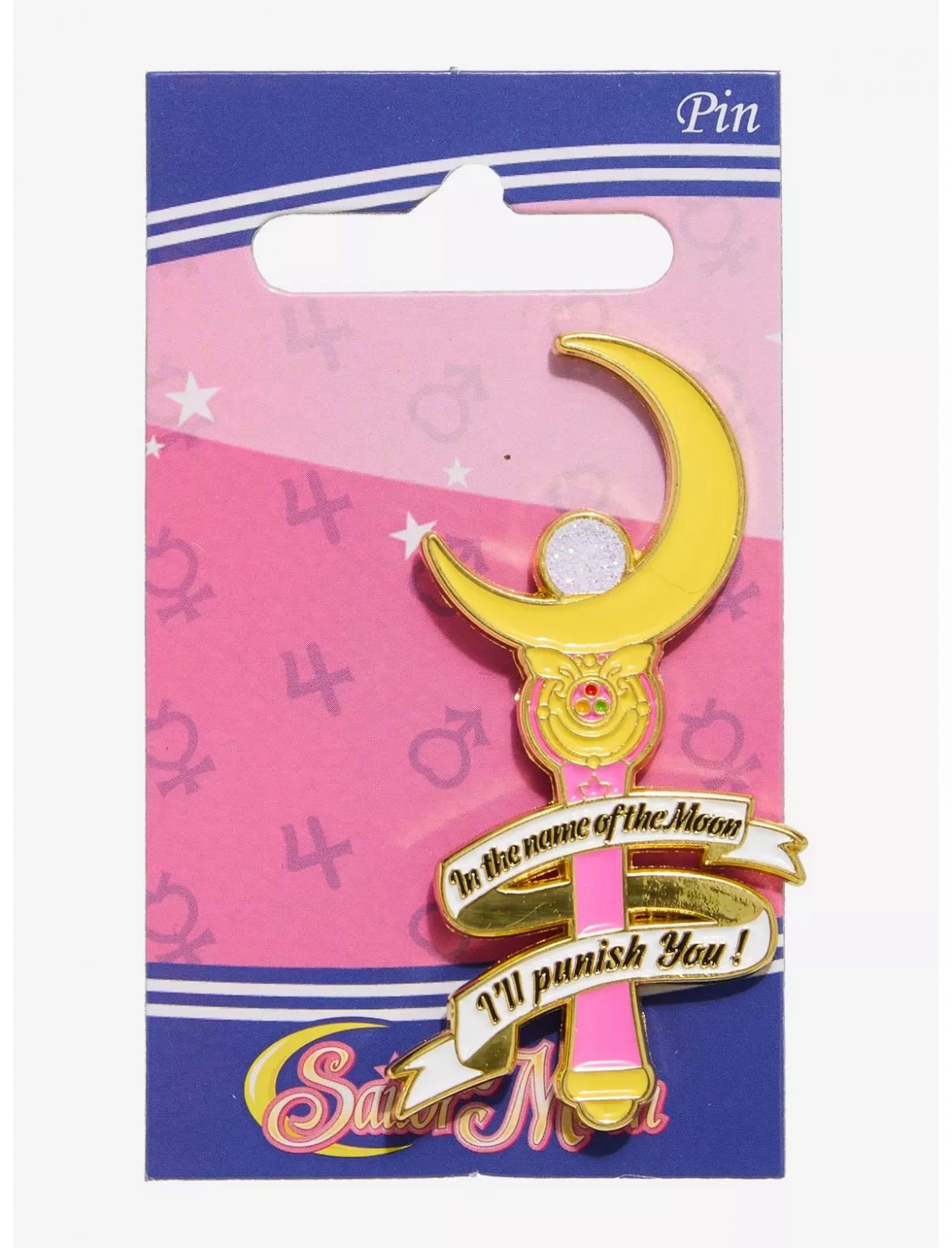 GEE: Sailor Moon Moon Stick Enamel Pin