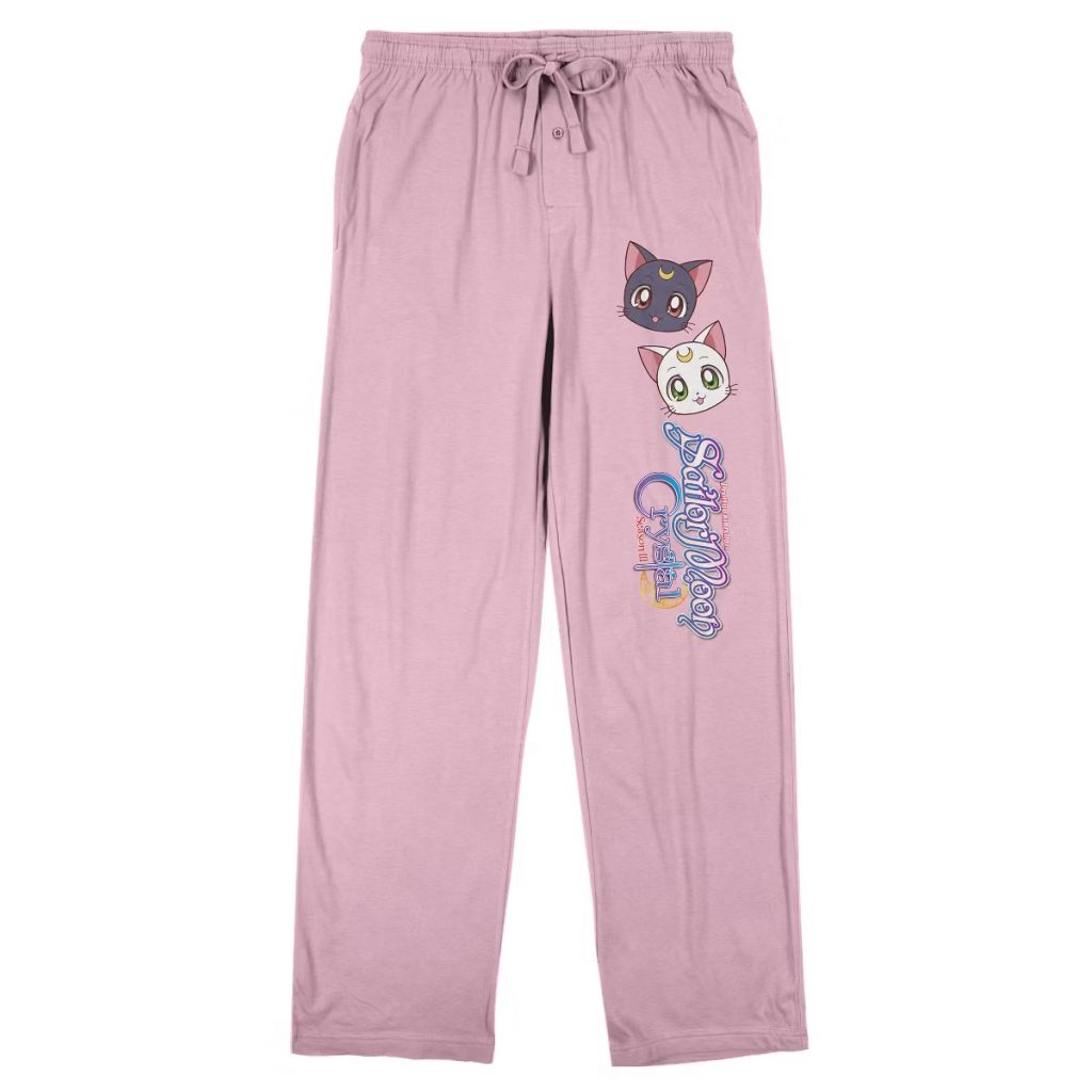 Bioworld: Sailor Moon Crystal Season 3 Luna & Artemis Pink Pajama Pants