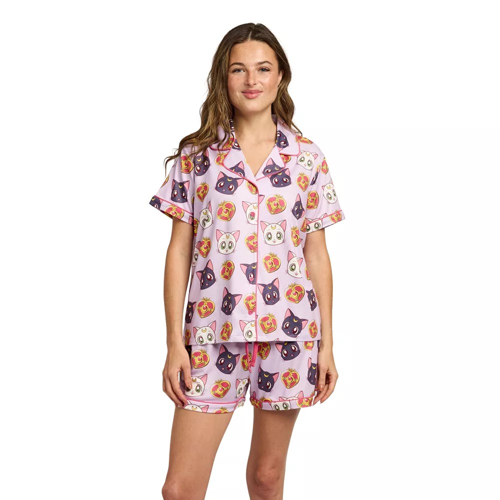 Bioworld: Sailor Moon Crystal Cats, Cosmic Heart Pajama Set